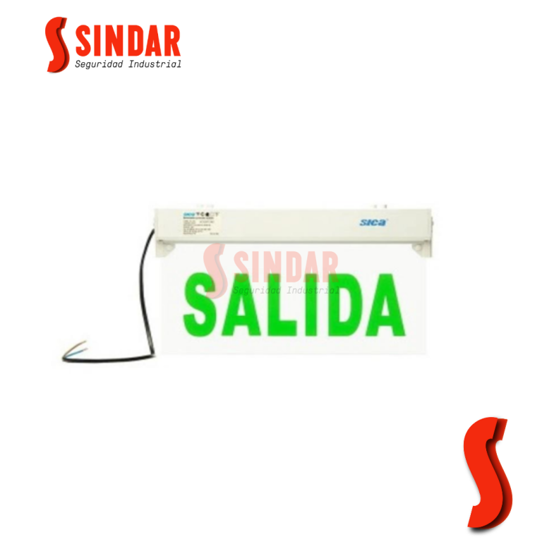 Cartel Luminoso de Led, con Leyenda «SALIDA» - Sindar