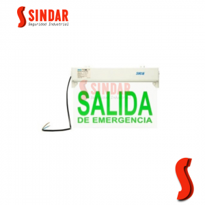 Cartel Luminoso de Led, con Leyenda «SALIDA DE EMERGENCIA» - Sindar